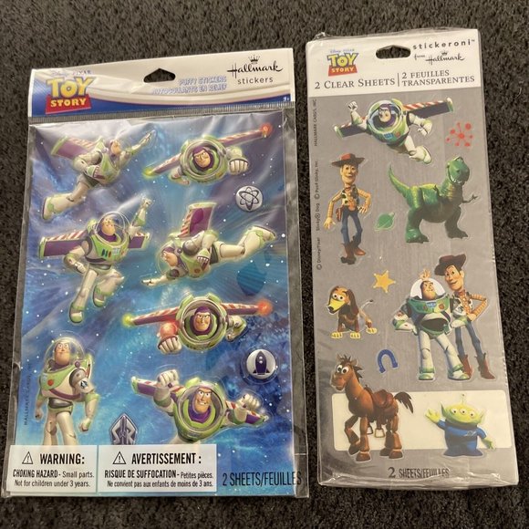 Other | New Set Of Toy Story Disney Pixar Buzz Lightyear Puffy Sticker ...